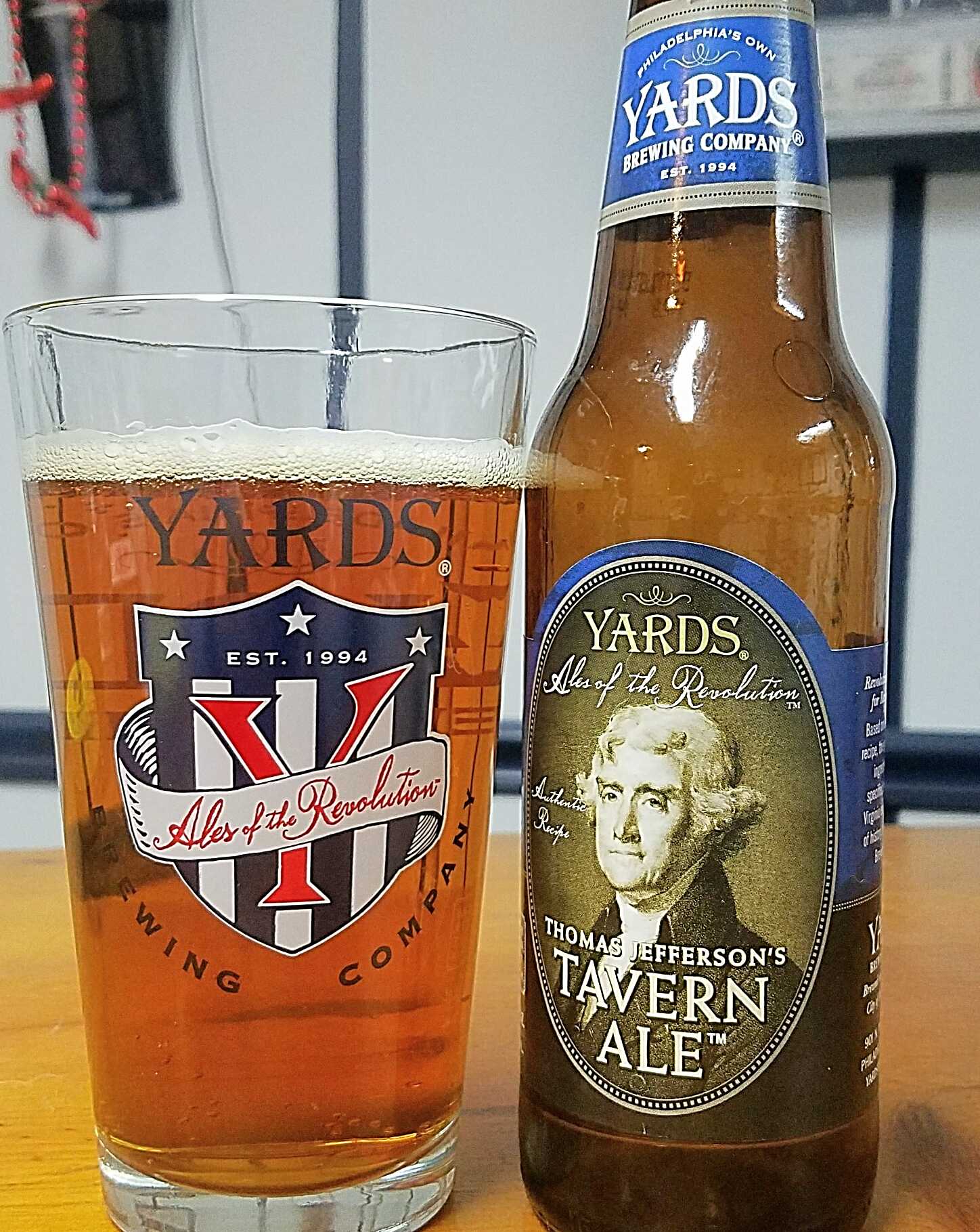 Beer Review: Yards’ Thomas Jefferson Tavern Ale – The Tap Takeover