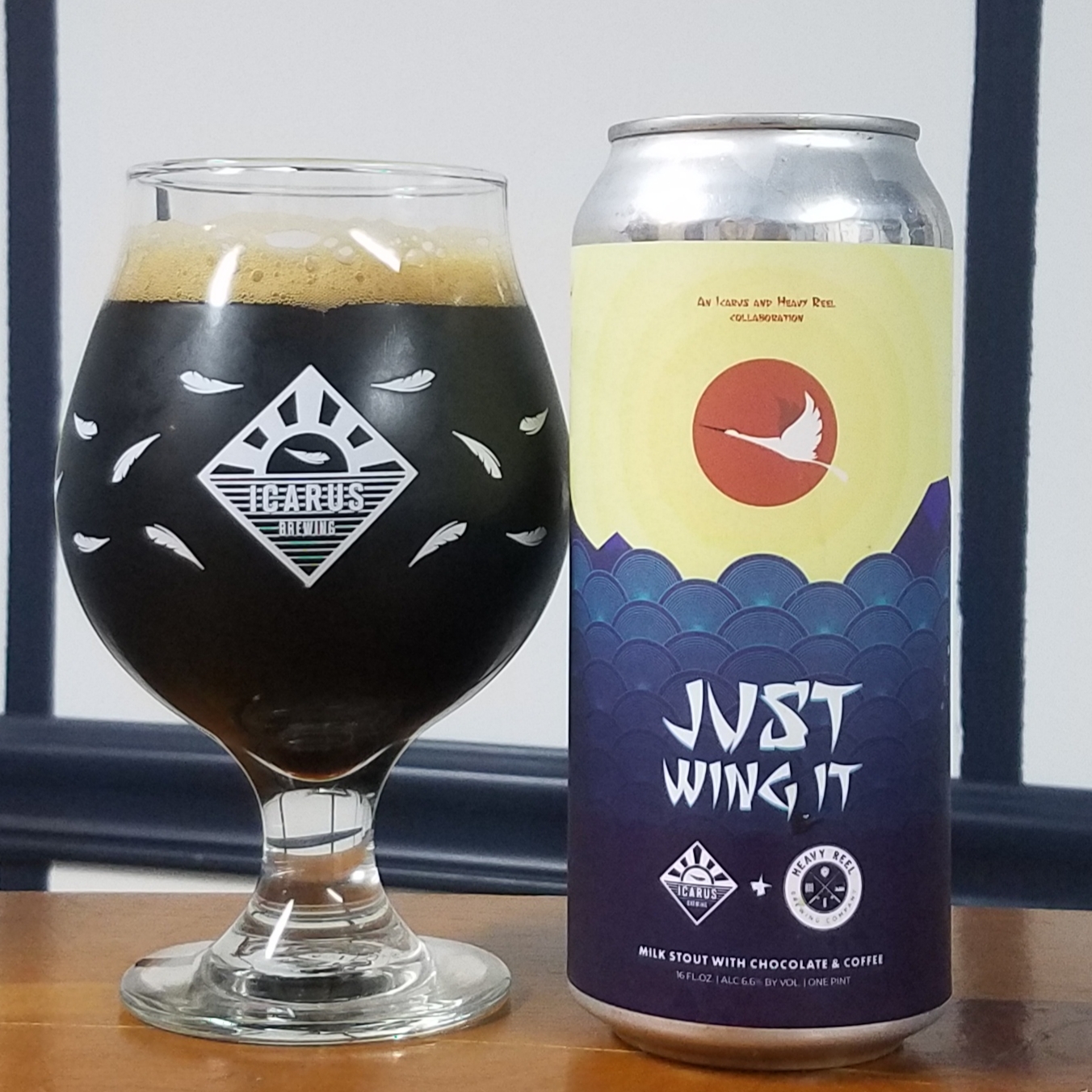 Beer Review: Just Wing It from Icarus Brewing and Heavy Reel Brewing ...