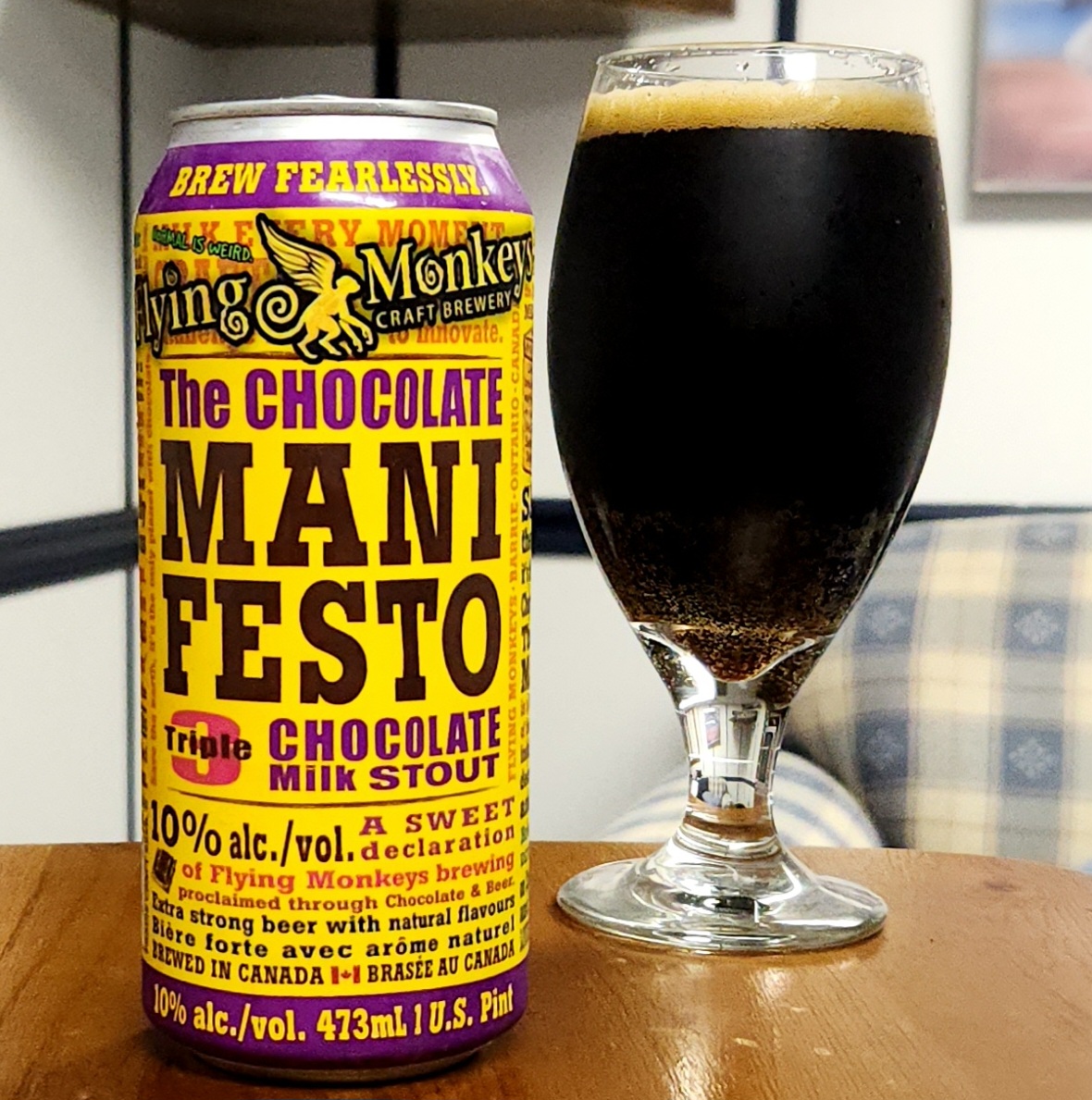 Beer Review: Flying Monkeys The Chocolate Manifesto – The Tap Takeover